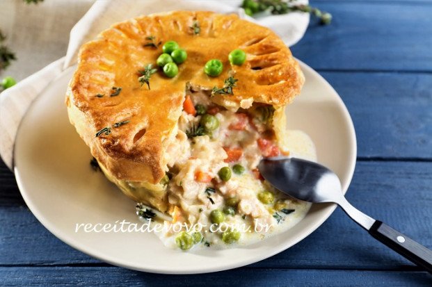 Empadão de frango - Receita de Vovó