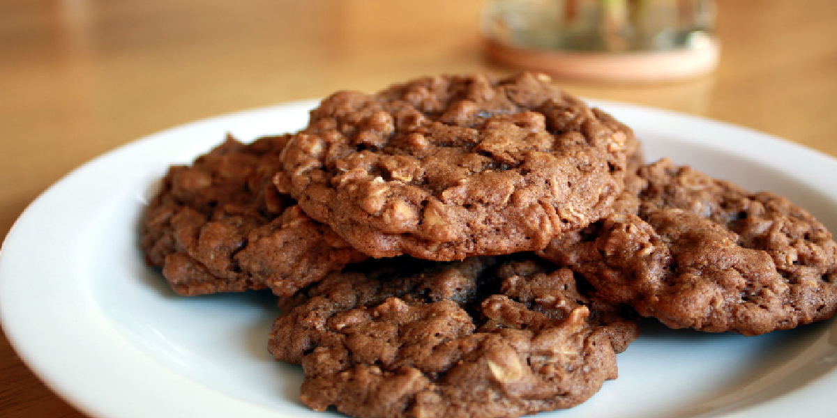 Biscoito de chocolate e aveia - Receita de Vovó