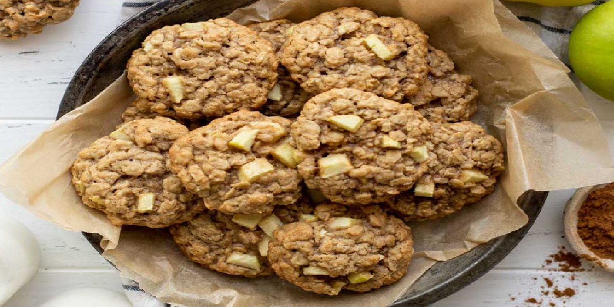 Biscoito de aveia e maça - Receita de Vovó