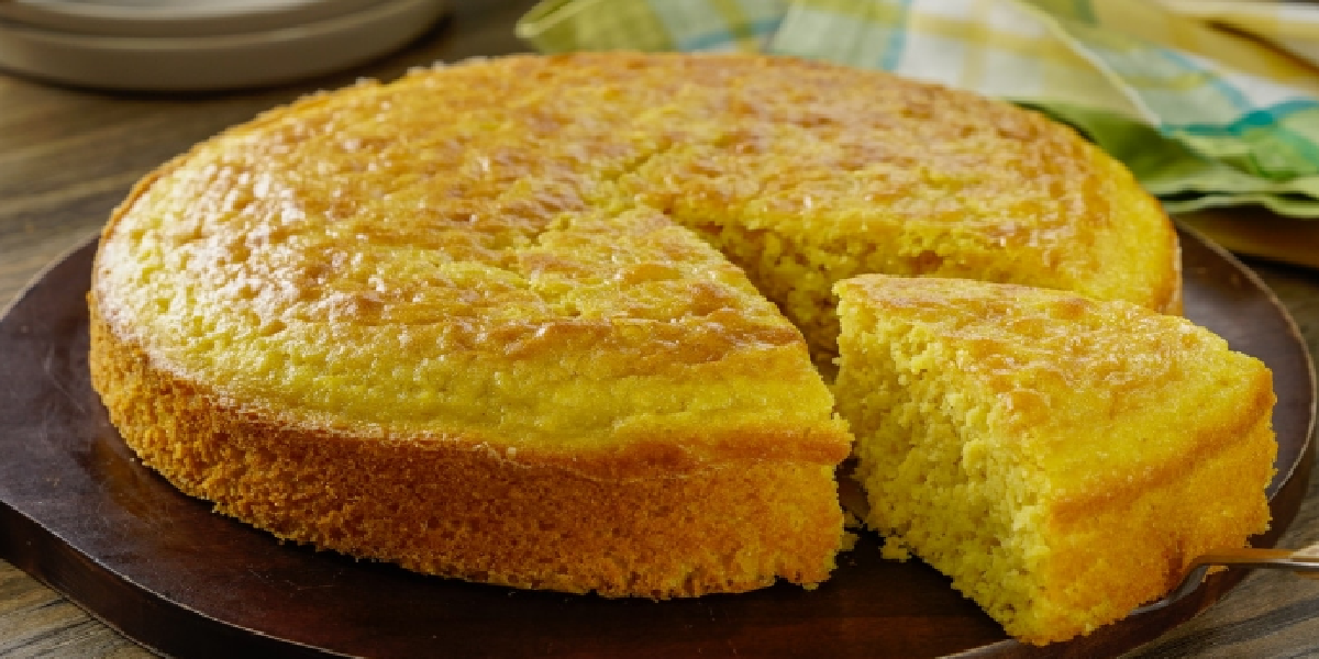 Bolo comum de fubá - Receita de Vovó