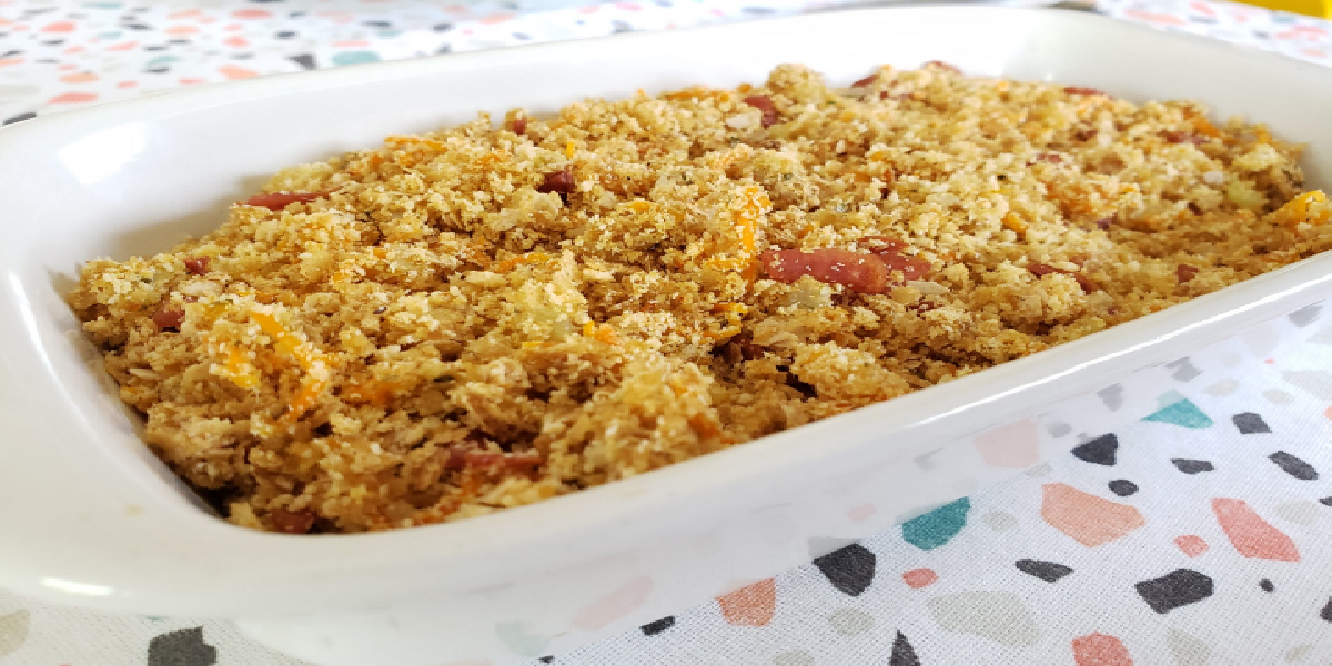 Farofa simples para churrasco - Receita de Vovó