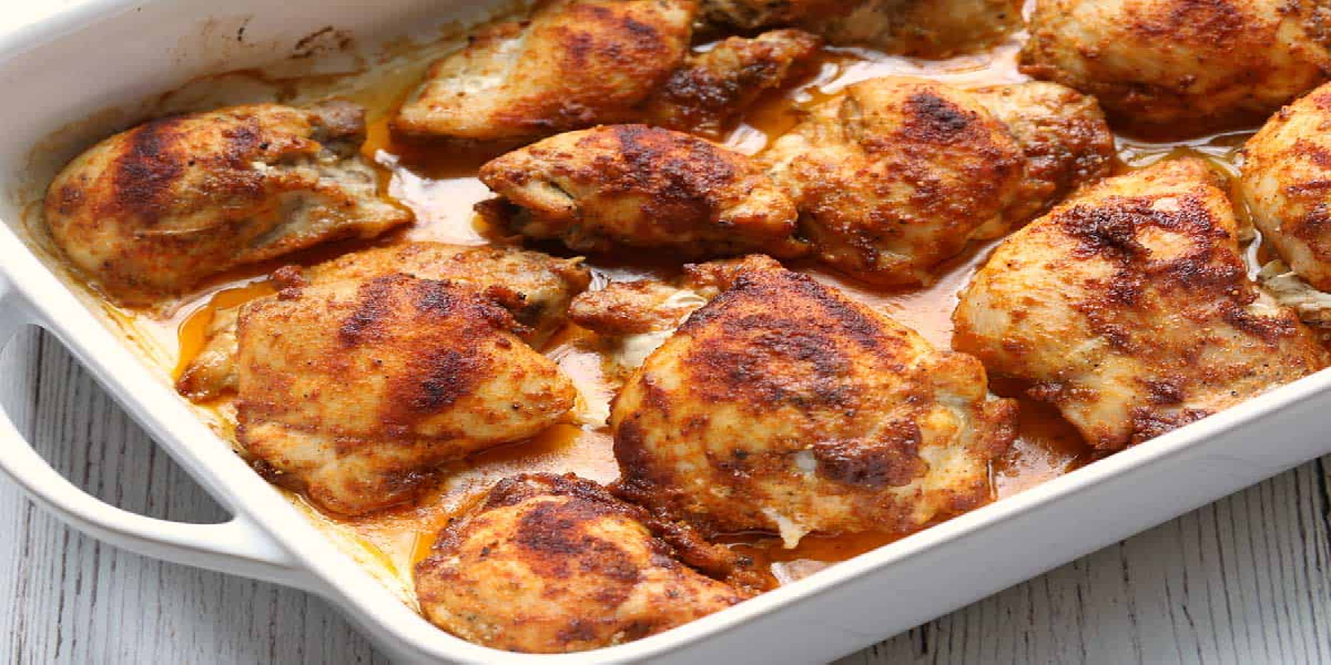 Receita de Coxa de frango assada com especiarias - Receita de Vovó