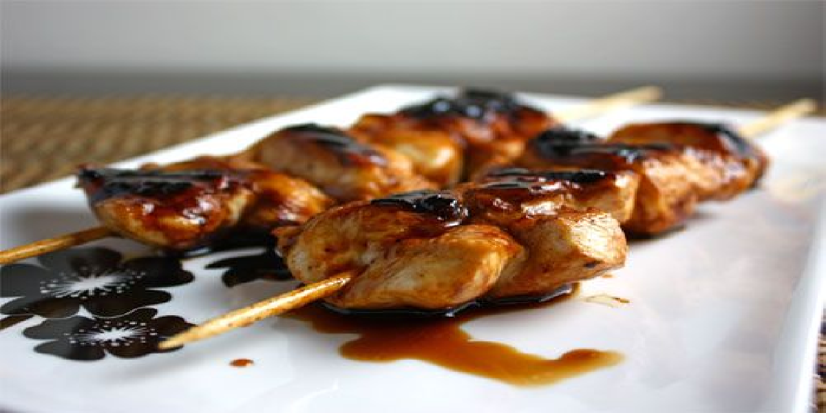 Receita de Espetinho de frango japonês - Receita de Vovó