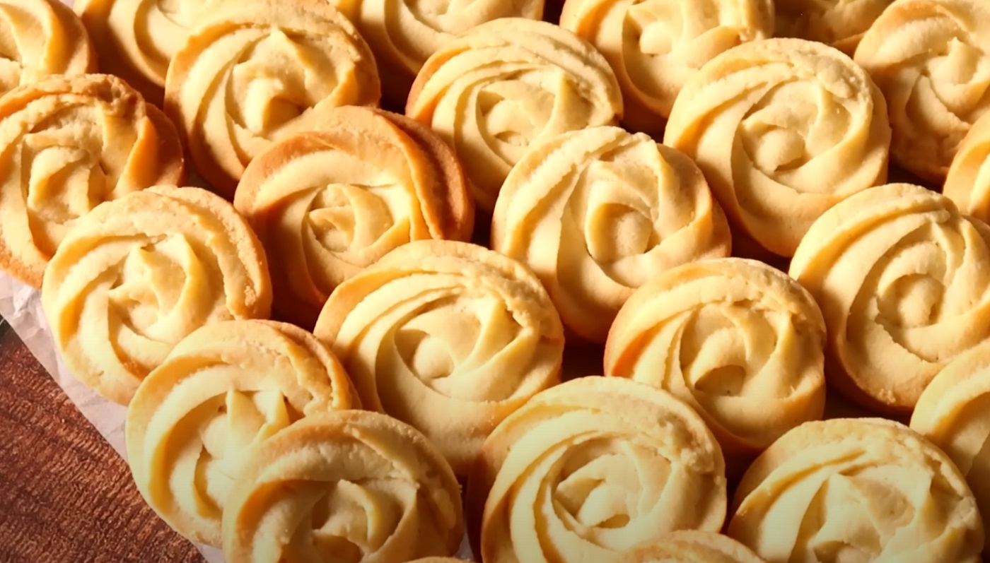 Deliciosos Biscoitos Amanteigados de Milho Caseiros!