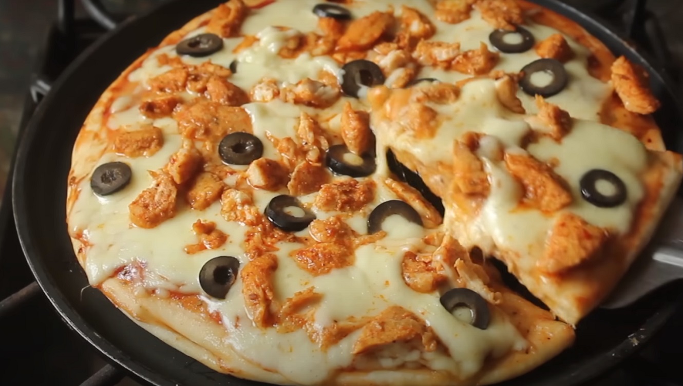 Receita Completa: Pizza Express de Frigideira em 10 Minutos - Receita ...