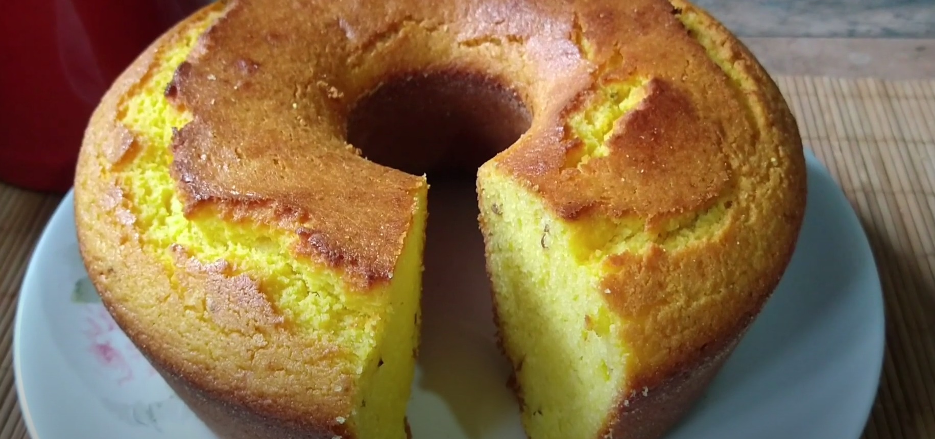 Bolo de milho sem açúcar - Receita de Vovó