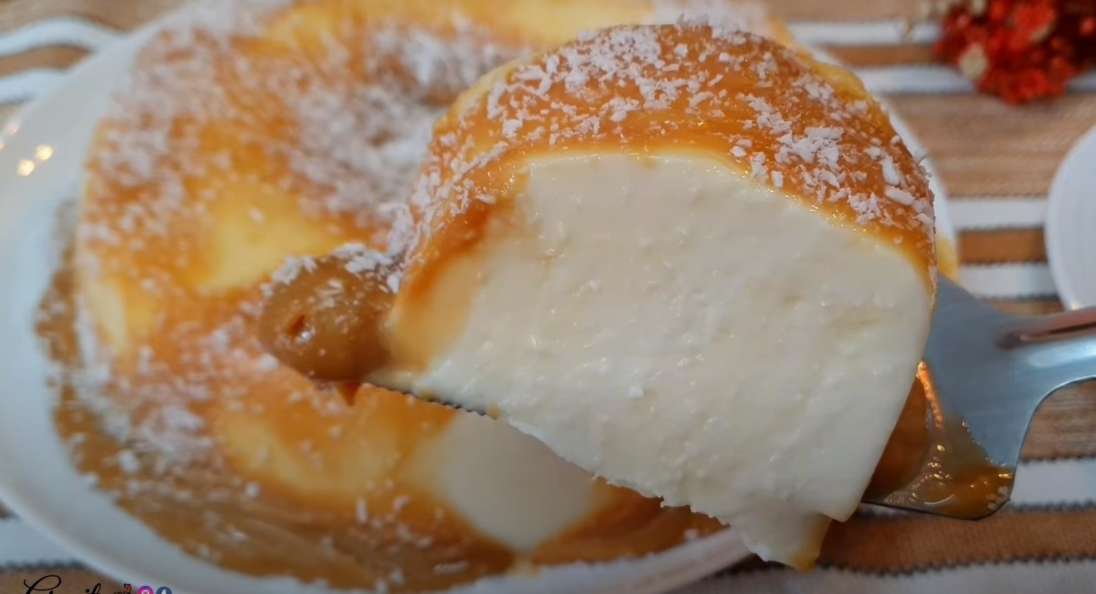 Manjar de coco cremoso